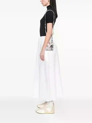 Dior 2022 Micro Calfskin Pixel Zodiac Lady Satchel - White