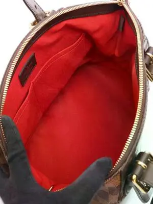 LOUIS VUITTON 2010 Mm Verona Damier Ebene Tote Bag