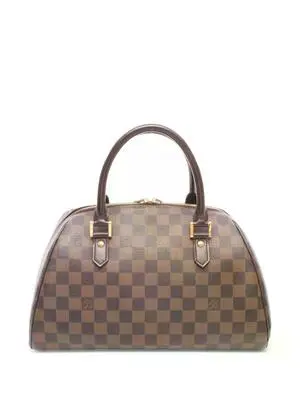 LOUIS VUITTON 2002 Rivera Mm Damier Ebene Tote Bag