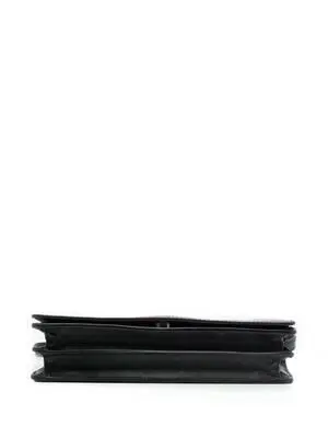 Prada 2015 Saffiano Lipstick Print Wallet On Strap Crossbody Bag