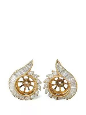 LB EXCLUSIVE Diamond Earring Jackets - Gold