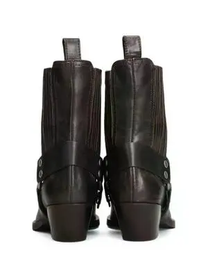 BIBI LOU Neri Biker-leather Boots