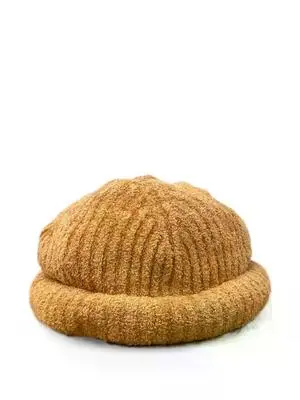 Loro Piana Wisteria Ribbed Beanie Hat - Yellow