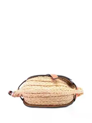 Loewe 2019 Mini Raffia Gate Crossbody Bag
