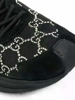 Gucci Run Gg Crystal-embellished Sneakers