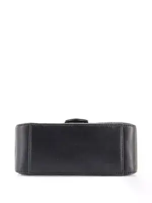 Gucci Gg Marmont Top Handle Flap Bag Matelasse Leather Mini Satchel