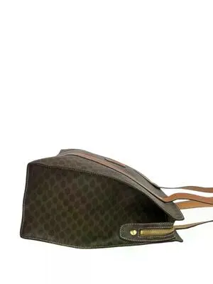 Celine 1996 Macadam Coated Canvas Tote Bag