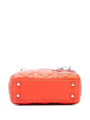 Dior 2015 Micro Lambskin Cannage Lady Satchel