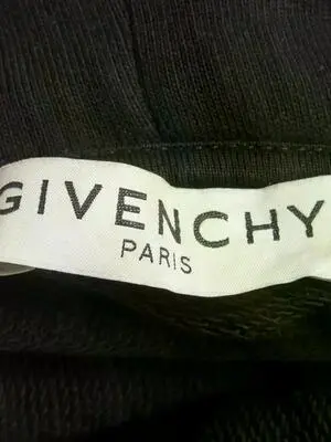 Givenchy Latex-logo Hoodie - Black