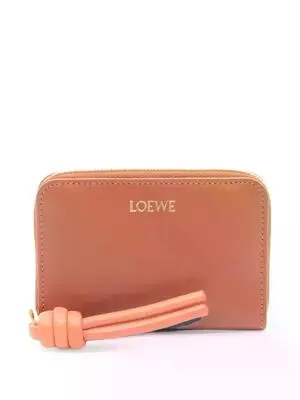 Loewe 2010s Knot-detail Coin Holder - Brown