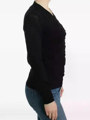 Costume National V-neck Long-sleeve Sweater
