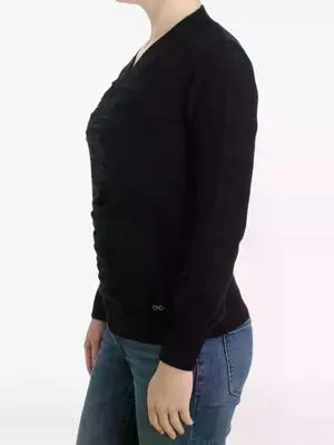 Costume National V-neck Long-sleeve Sweater
