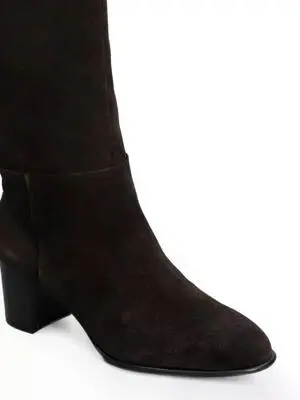 BIBI LOU Biarritz Booties Suede Knee-high Boots - Brown
