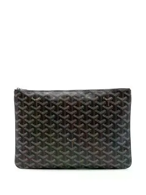 Goyard 2018 Goyardine Senat Mm Clutch Bag - Black