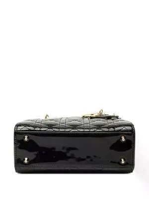 Dior 2021 Small Patent Cannage Lady Satchel