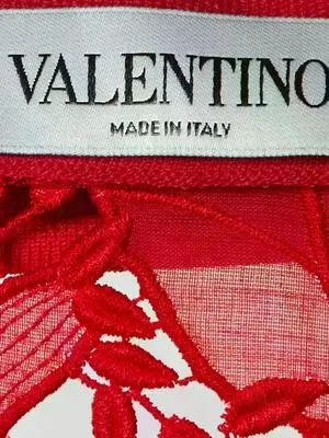 Valentino Garavani Floral Guipure Lace Top