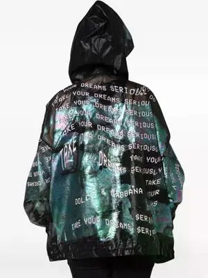 Dolce & Gabbana Half-button Hooded Jacket