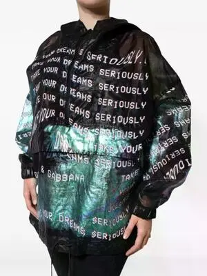 Dolce & Gabbana Half-button Hooded Jacket