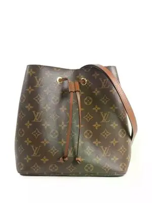 LOUIS VUITTON Neonoe Monogram Bucket Bag - Brown