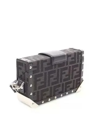 Fendi 2010s Zucca Trunk Shoulder Bag
