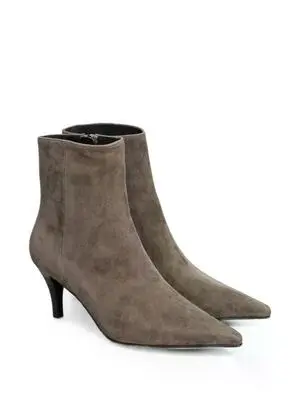 Lola Cruz Luzia 70 Pointed-toe Ankle Boots - Brown