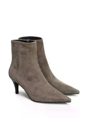 Lola Cruz Luzia 70 Pointed-toe Ankle Boots - Brown