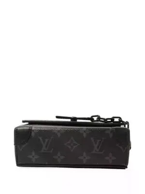 LOUIS VUITTON Monogram Eclipse Steamer Mini Shoulder Bag