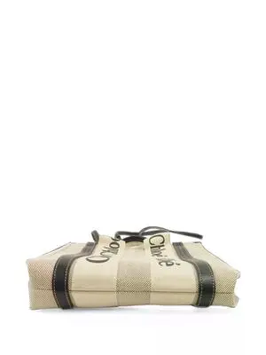 Chloé Small Woody Logo-strap Tote Bag