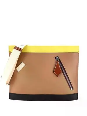 Hermès Colormatic Horizontal Bag Barenia And Swift Shoulder Bag - Black