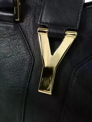 Saint Laurent Cabas Chyc Calf Leather Handbag