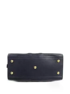Saint Laurent Cabas Chyc Calf Leather Handbag - Blue