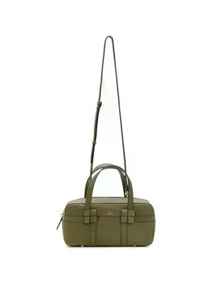 LA PORTEGNA Bibi Knotted Leather Tote Bag