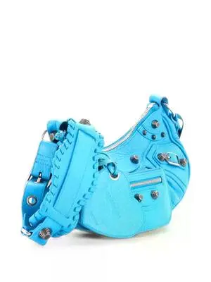 Balenciaga Le Cagole Giant Studs Shoulder Bag Leather Xs Hobo Bag