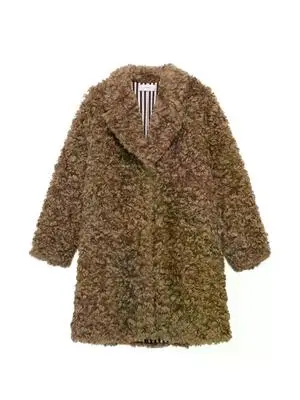 Malìparmi Shirling Lovers Faux-shearling Coat - Brown