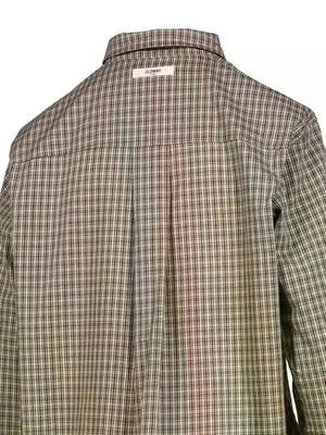 GLOWNY Check Embroidered Button-up Shirt