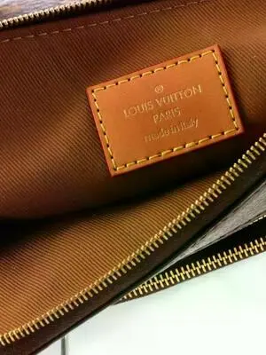 LOUIS VUITTON Utility Phone Sleeve Bag Monogram Canvas Crossbody Bag