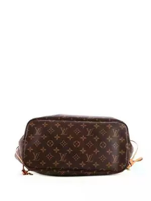 LOUIS VUITTON Neverfull Nm Monogram Canvas Mm Tote Bag - Brown
