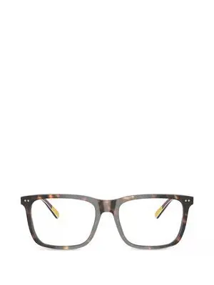 Polo Ralph Lauren Rectangle-frame Glasses - Brown