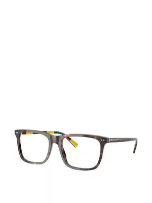 Polo Ralph Lauren Rectangle-frame Glasses - Brown