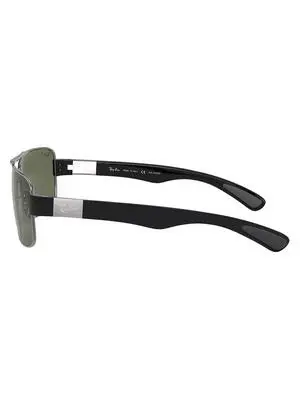 Ray-ban Polarised Square-frame Sunglasses