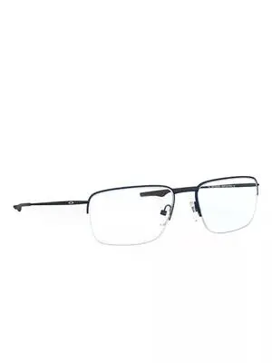 Oakley Wingback Rectangle-frame Glasses - Black