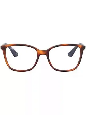 Ray-ban Square-frame Glasses - Brown