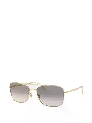 Ray-ban Rectangle-frame Sunglasses - Gold