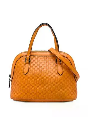 Gucci 2016-2026 Mini Microguccissima Dome Satchel - Orange