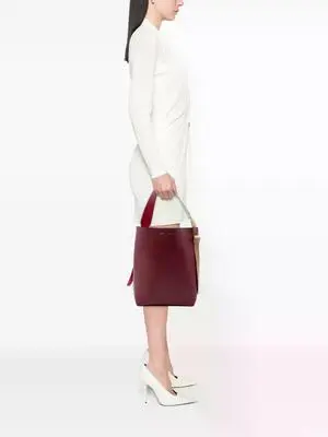 Celine 2016 Small Smooth Bicolor Calfskin Twisted Cabas Tote Bag