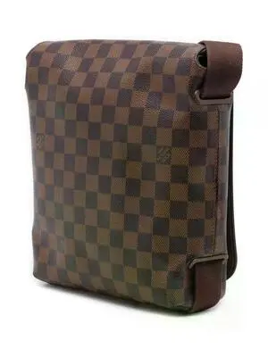 LOUIS VUITTON 2010 Damier Ebene Brooklyn Pm Crossbody Bag