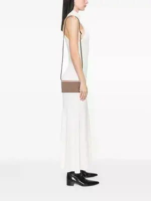 GUCCI 2000-2015 Patent Microguccissima Stirrup Crossbody Bag