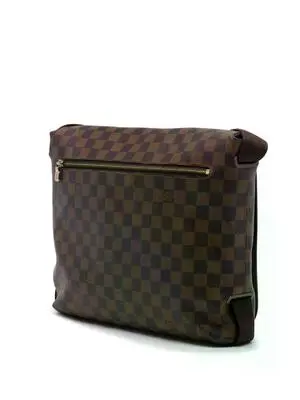 LOUIS VUITTON 2011 Damier Ebene Brooklyn Mm Crossbody Bag
