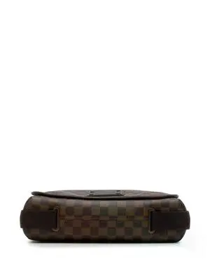 LOUIS VUITTON 2011 Damier Ebene Brooklyn Mm Crossbody Bag