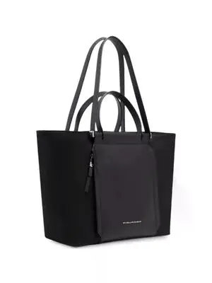 PIQUADRO Logo-plaque Tote Bag